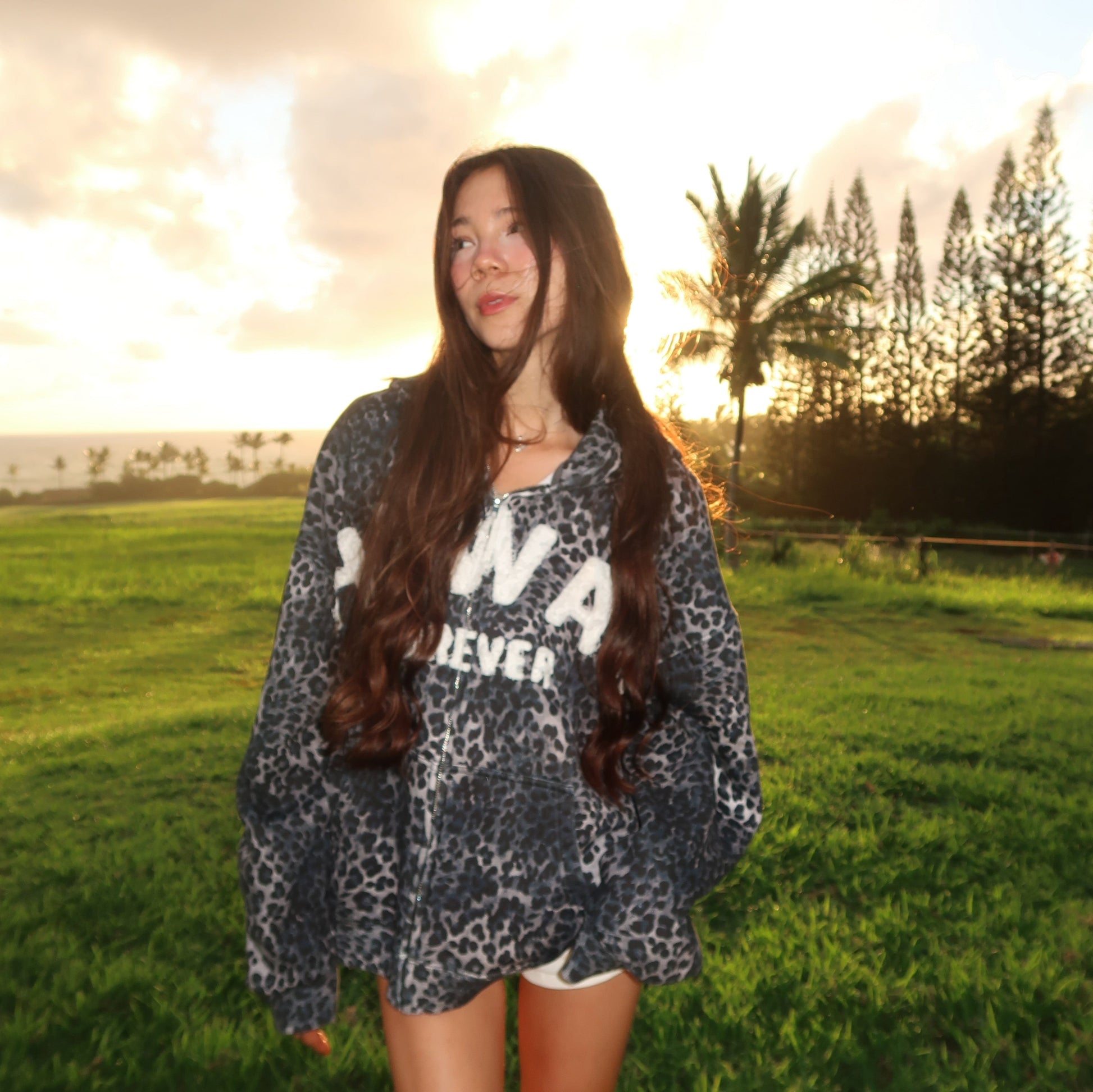 Black Leopard Hawai'i Forever Hoodie – Hawaii Forever